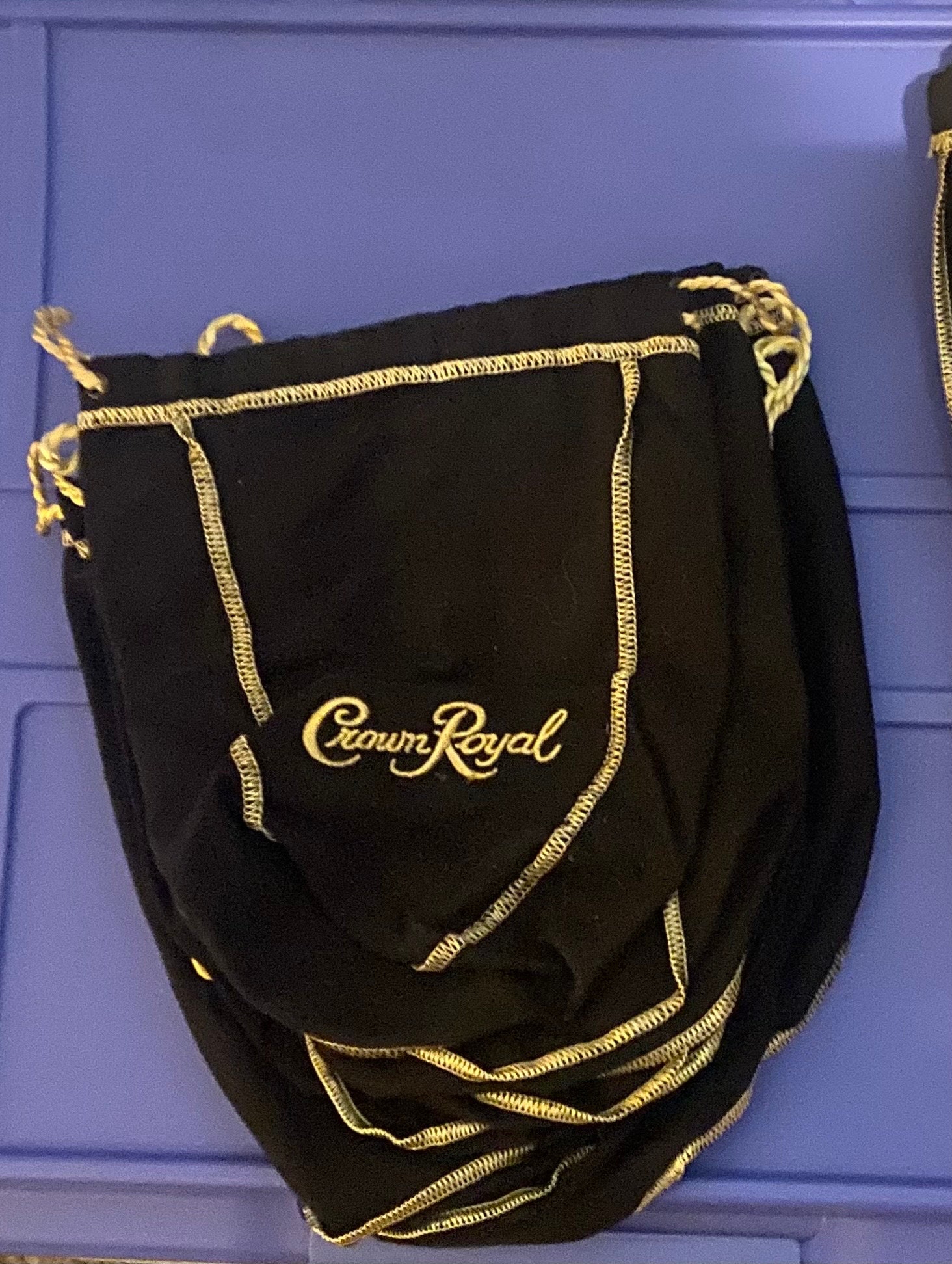 Black 1.5 Liter Crown Royal Bag. Sold in Packs of 1,5,&10. Buy More and ...