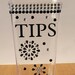 Tip Vessel BIG Tips Money Collecting Gray Plastic Clear Tip Jar Red ...