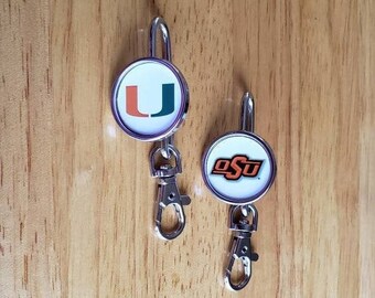 Miami Hurricanes Keychain - Etsy