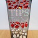 Tip Vessel BIG Tips Money Collecting Gray Plastic Tip Jar Clear Red ...