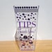 Tip Vessel BIG Tips Money Collecting Gray Plastic Tip Jar Clear Red ...