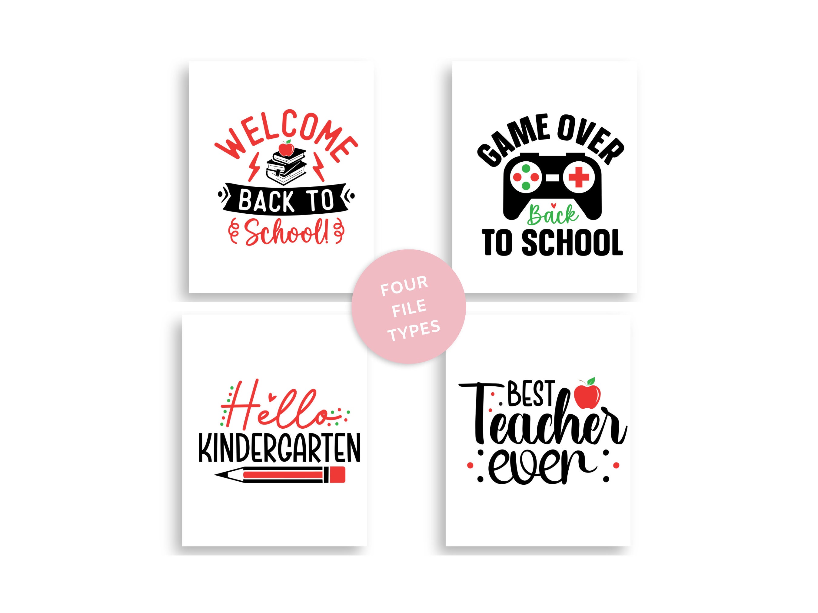 Back to School SVG Bundle, Teacher SVG Bundle, 20 School Svgs, Teacher ...