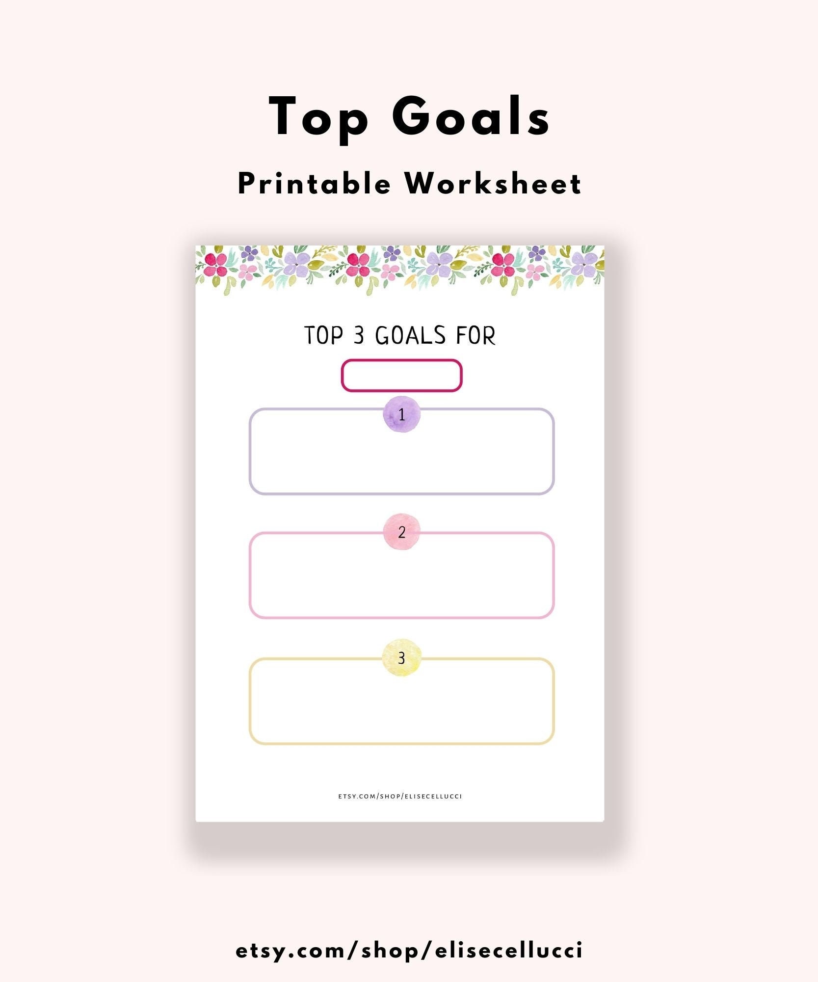 Printable Goal Tracker, Goal Planner, Goal Tracker, Goal Setting Kit ...