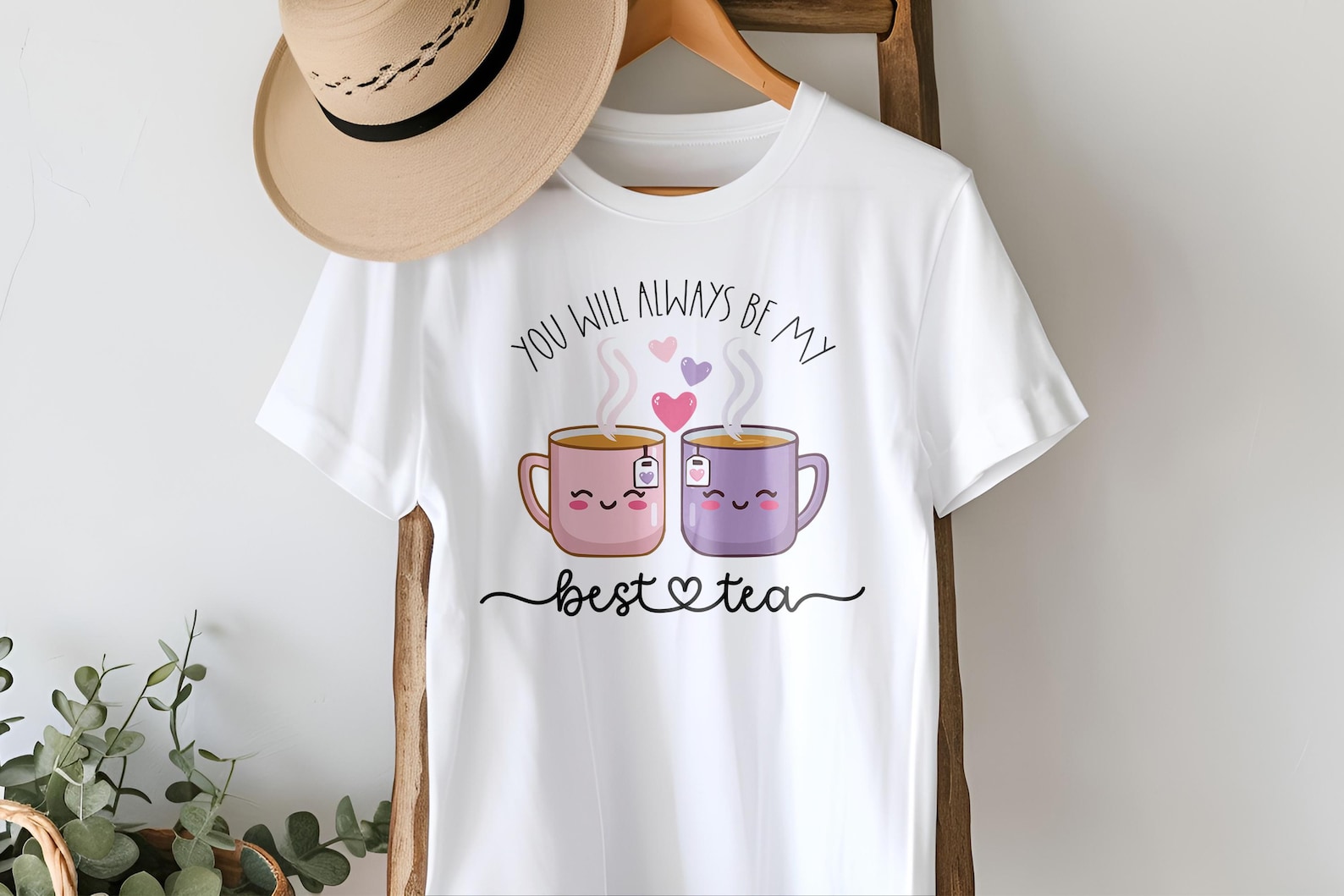 You'll Always Be My Best Tea PNG, Cute Tea Cup Clipart, Funny ...