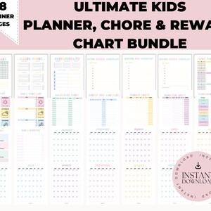 Chore Chart Fillable PDF Responsibility Chart Child Reward Chart ...