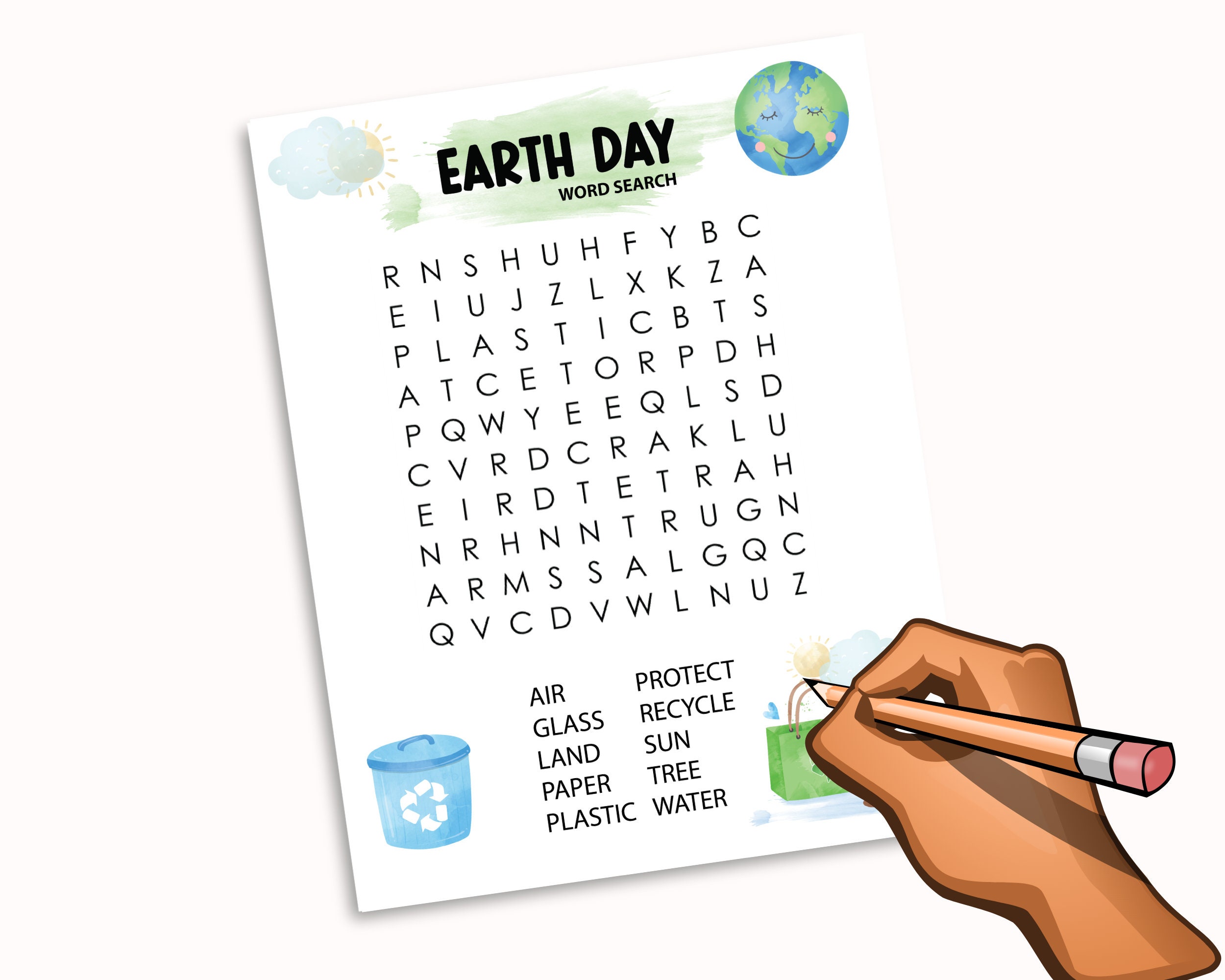 Earth Day Printable Bundle Instant Download, Earth Day Activities ...