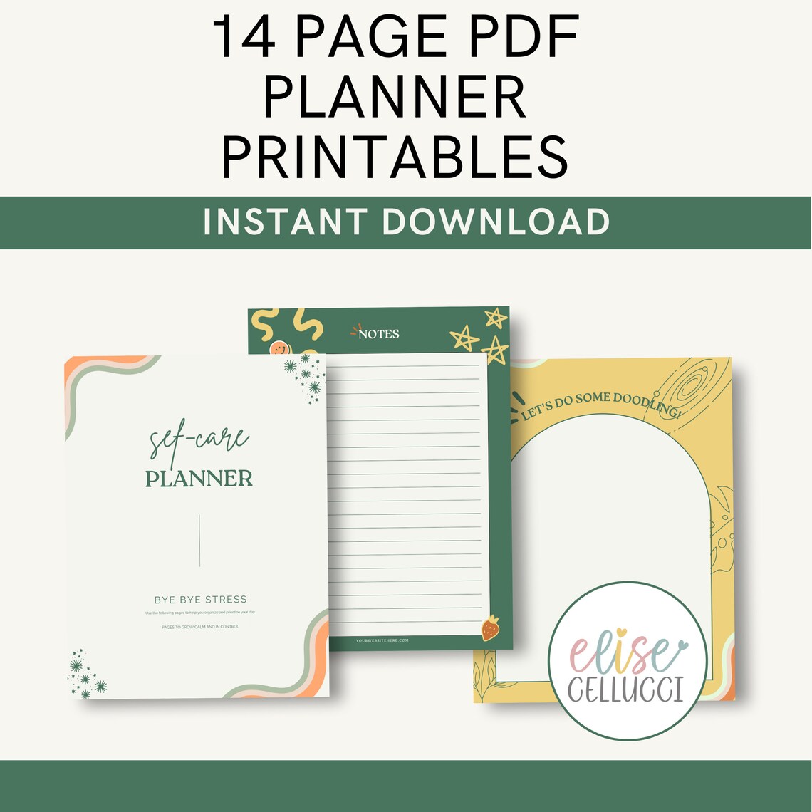 Self Care Planner Printable, Self Care Practices, Self Care Challenges ...