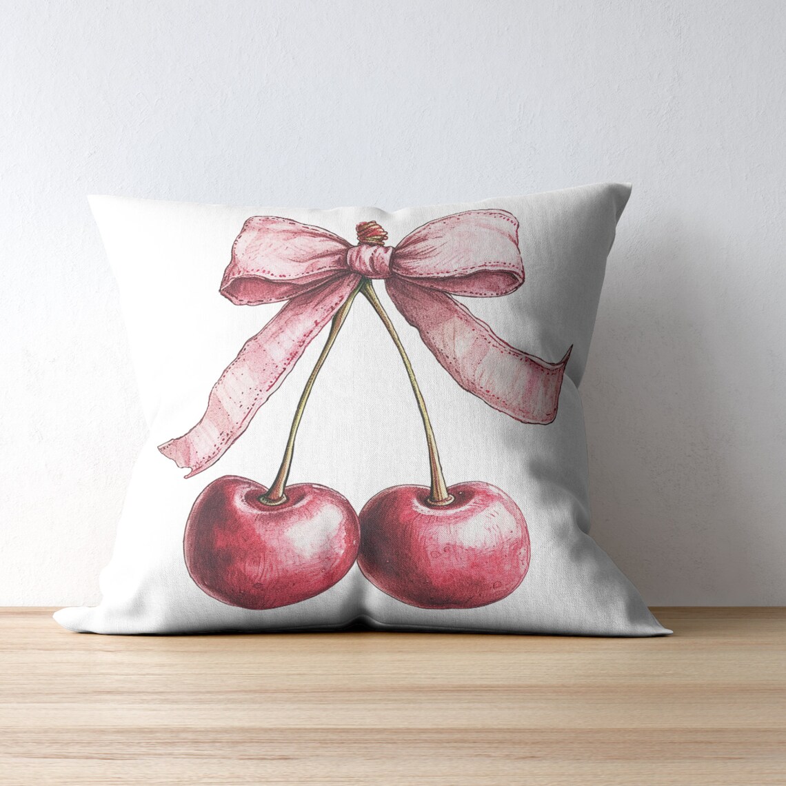 Coquette Bow Aesthetic PNG Trendy Cherry Png Soft Girl Era Png Pink Bow ...