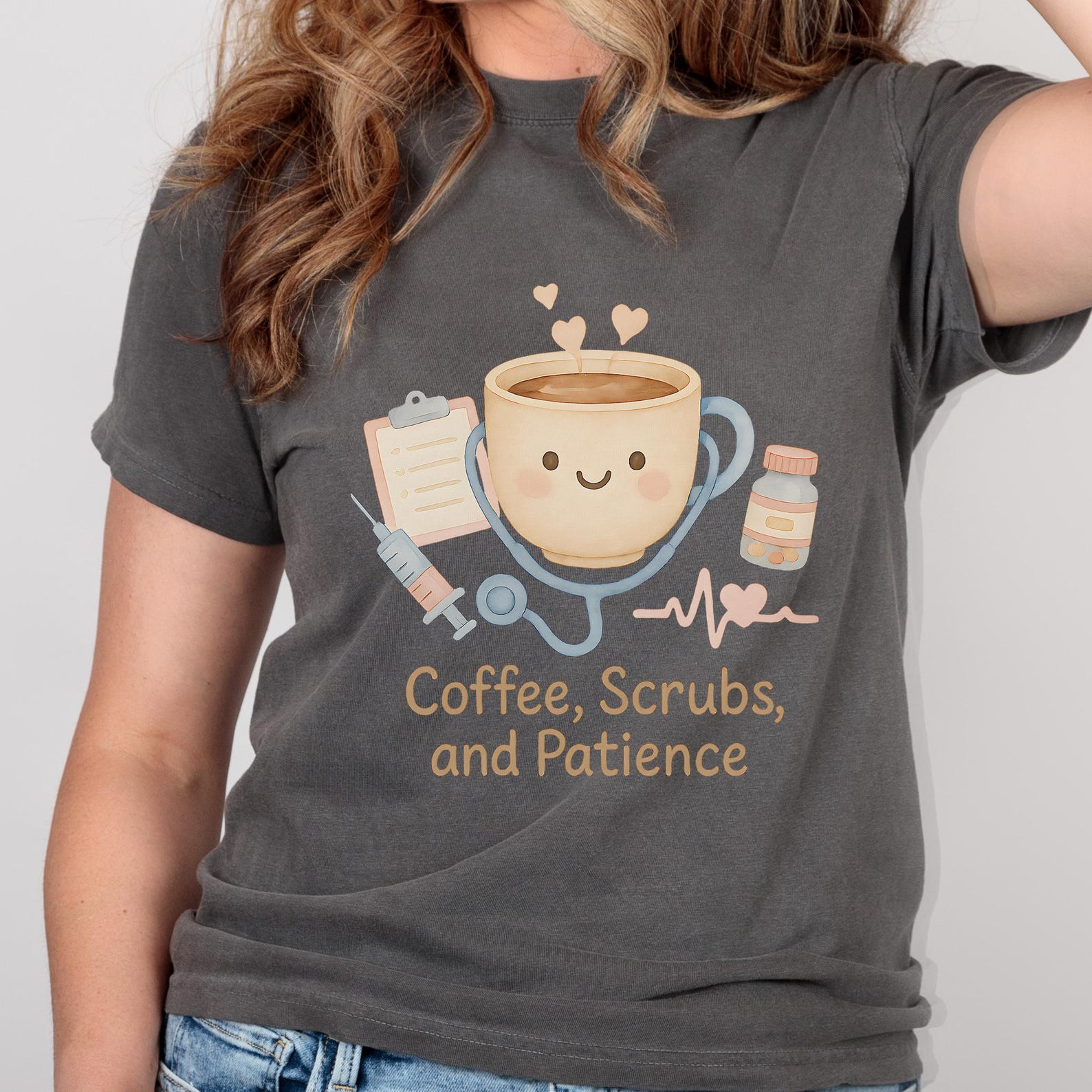 Funny Nurse Coffee PNG – I Give Shots Sublimation Design (digital ...