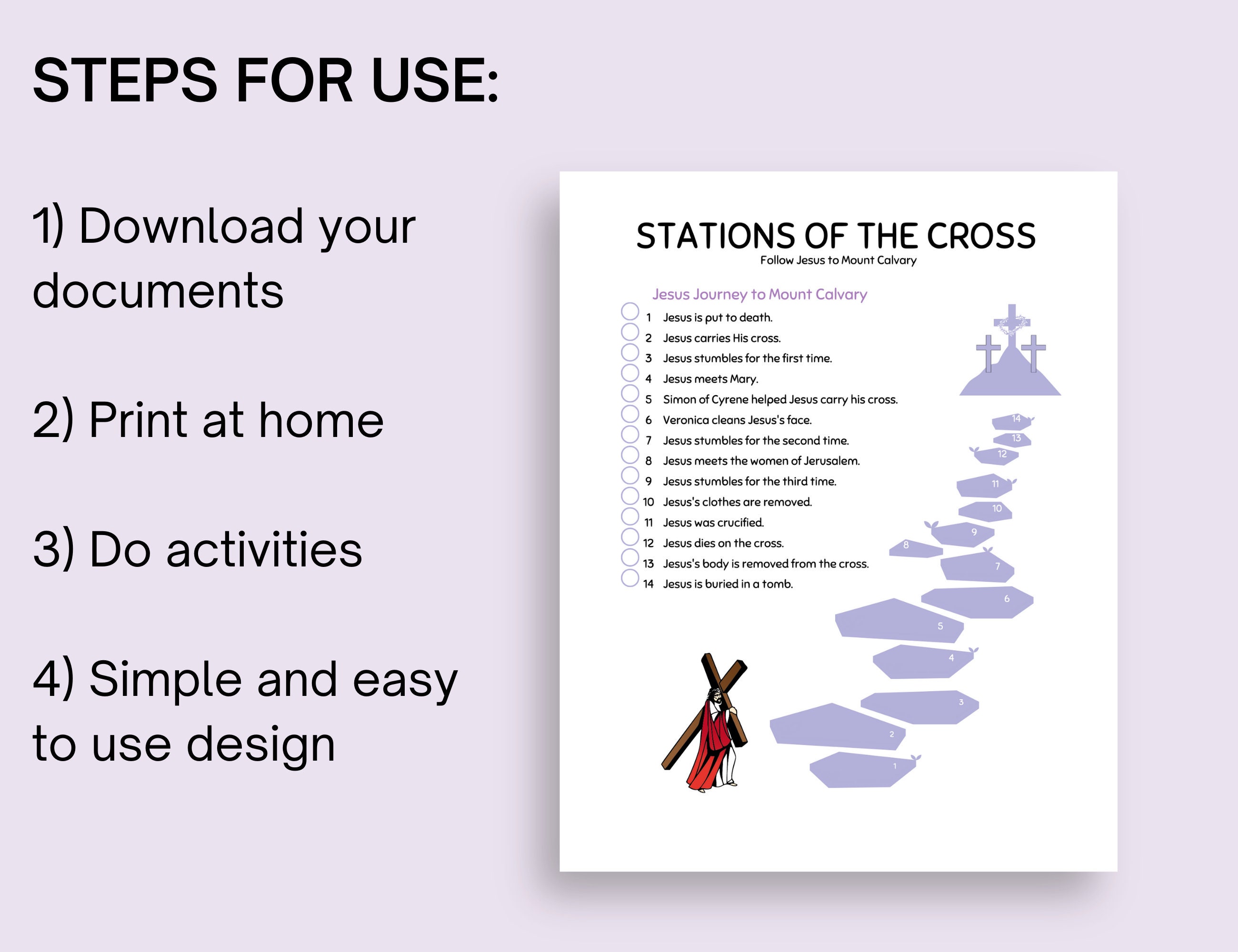 Kids Lenten Instant Download Activity Sheets Ash Wednesday - Etsy