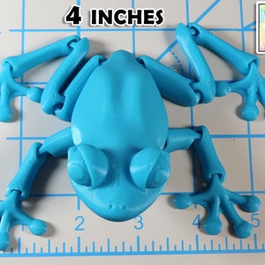 Flexi FROG Articulated 3D Printed Over 30 Colors & Multiple Sizes - Etsy
