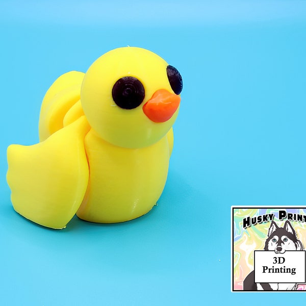 3d Printed Duck Keychains - Etsy