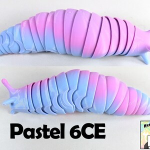 LARGE Flexible Slug 6 Inches 3D Printed Fidget Toy READY to Ship NOW - Etsy
