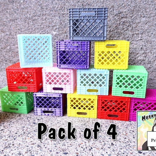 Mini Milk Crate / 3d Printed - Etsy