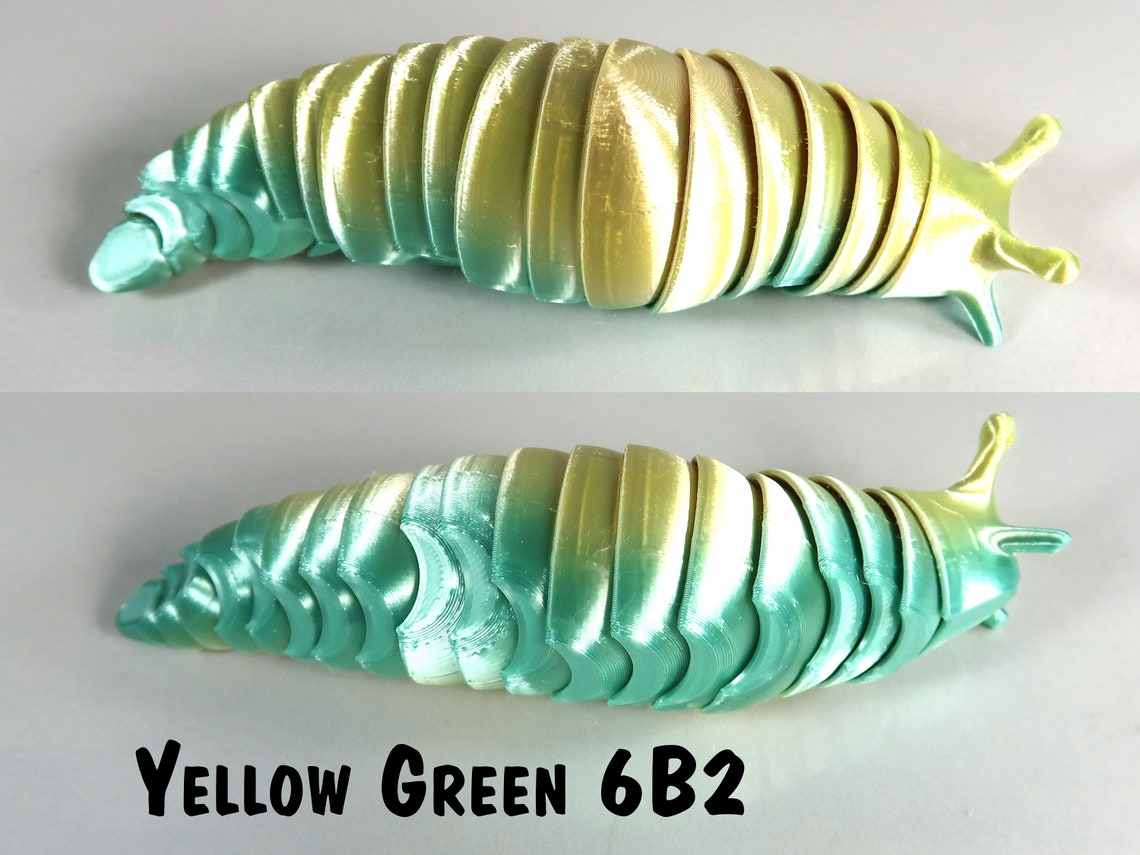 LARGE Flexible Slug 6 Inches 3D Printed Fidget Toy - Etsy