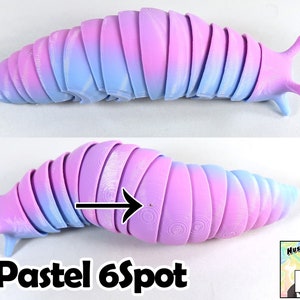 LARGE Flexible Slug 6 Inches 3D Printed Fidget Toy READY to Ship NOW - Etsy