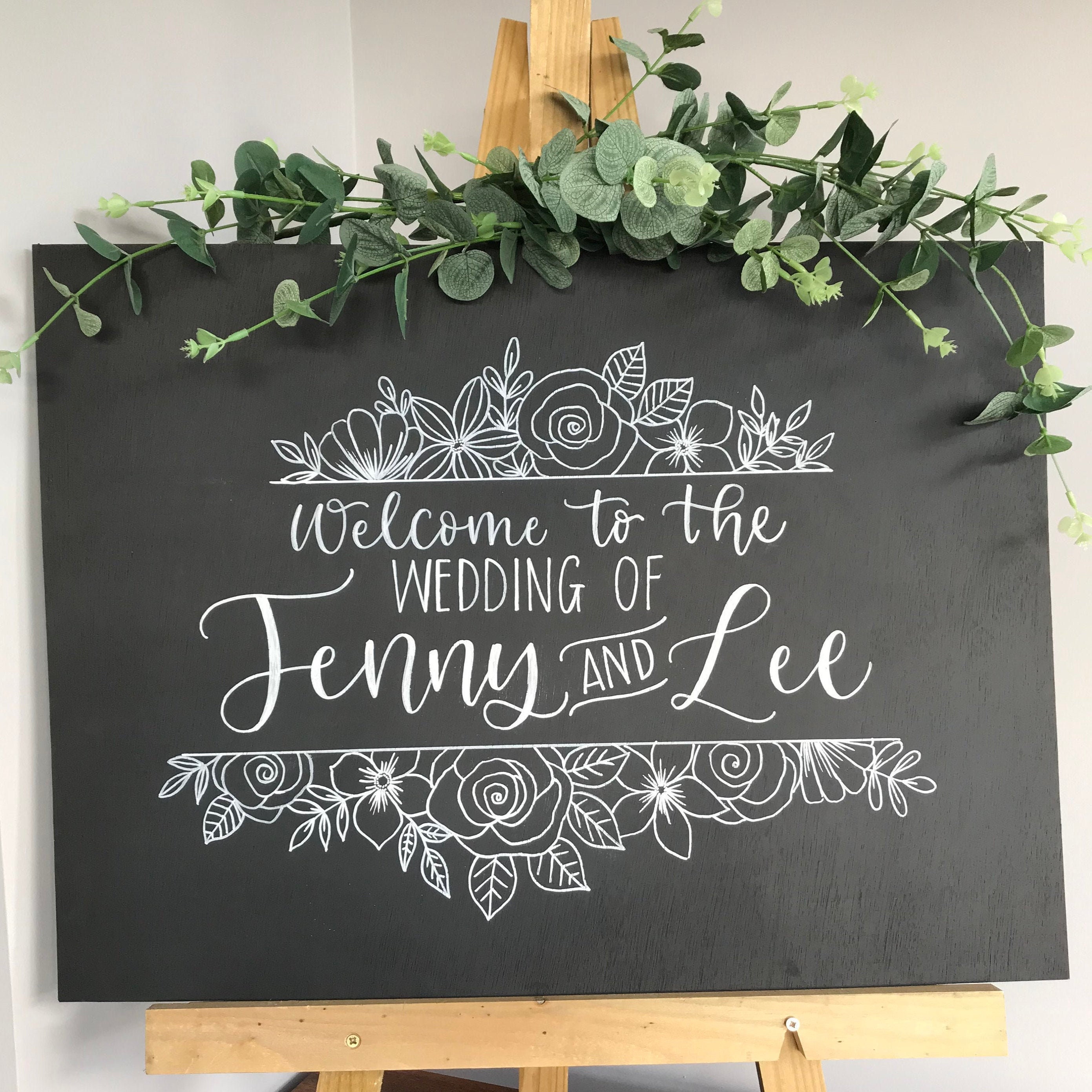 Chalkboard Art Wedding