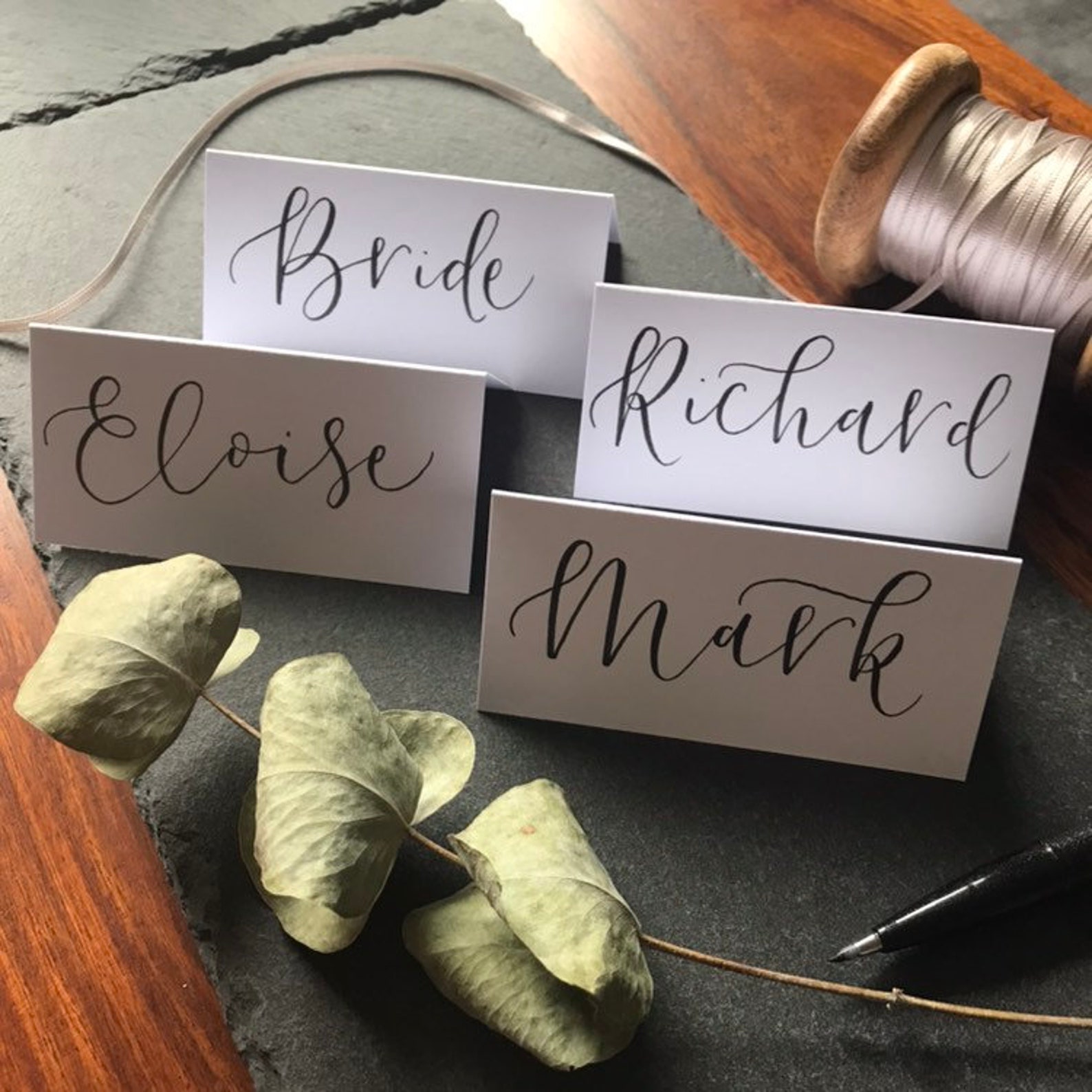 Wedding Place Name Cards Hand Written Tent Fold Place Cards Etsy UK Wedding Place Name Cards Hand Written Tent Fold Place Cards Etsy UK