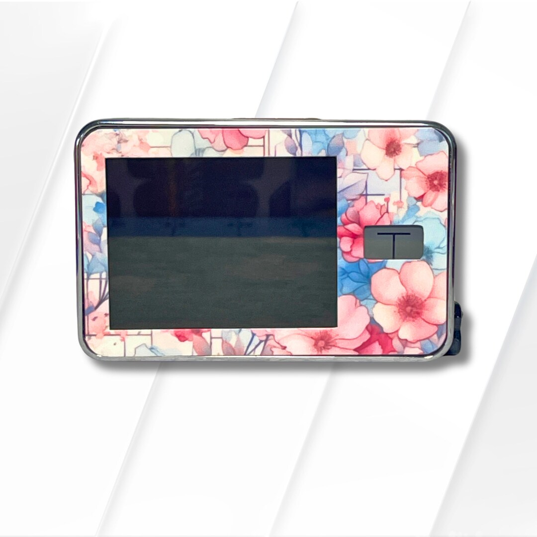 Pink and Blue Watercolor Flowers, Tandem T:slim Insulin Pump Decal ...
