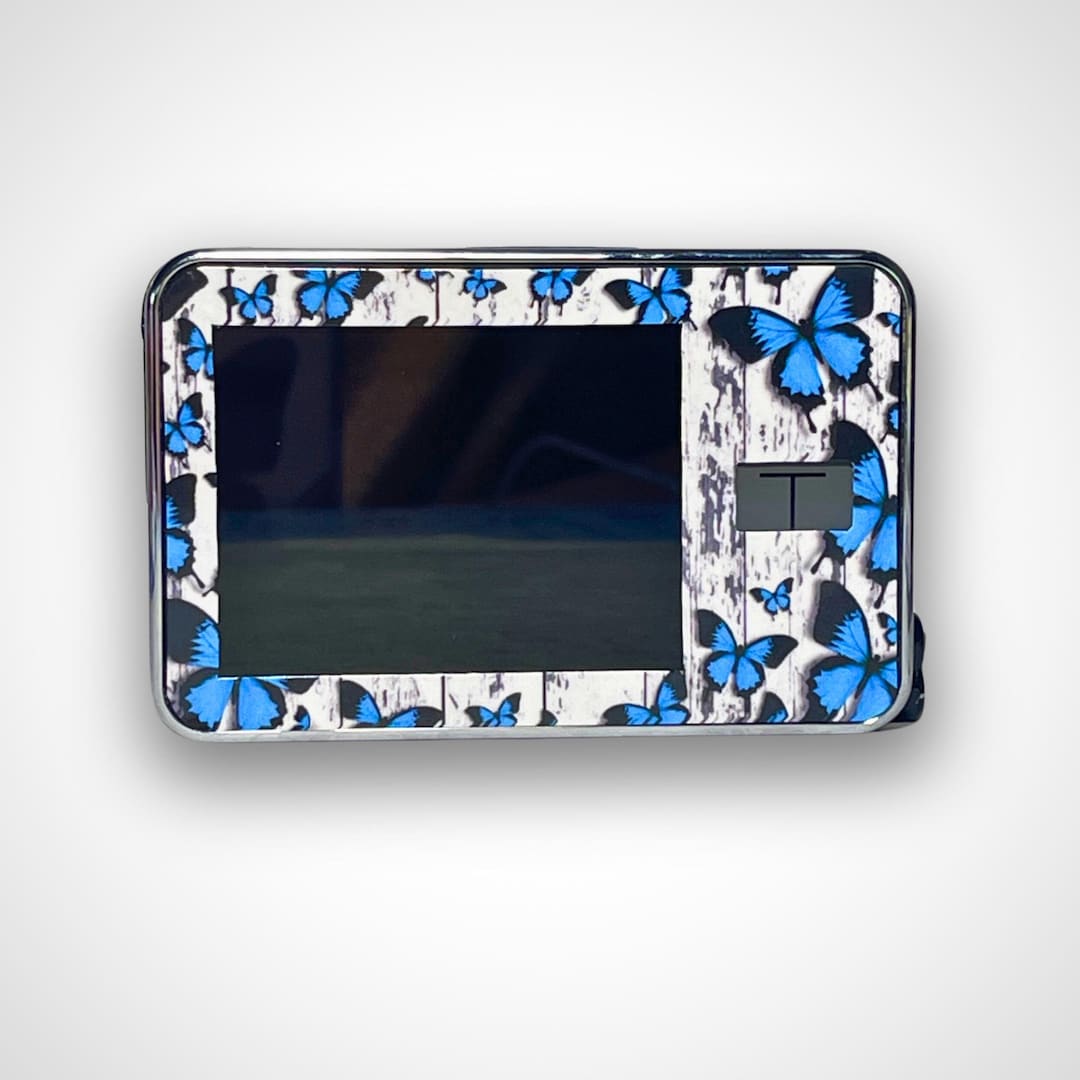 Blue Butterflies Tandem T:slim Insulin Pump Decal, Diabetes Accessories ...