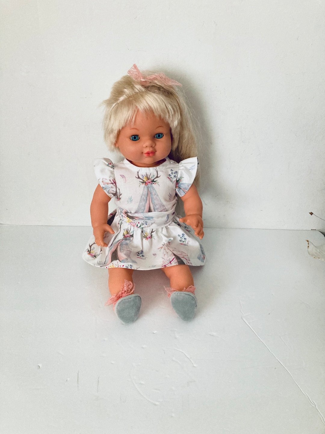 Vintage Jesmar Doll With Hair That Grows 18" Rubber and Cloth - Etsy