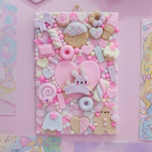 Kawaii Home Decor Wall Art - Cute Wall Hanging - Lovely Gift Idea ...