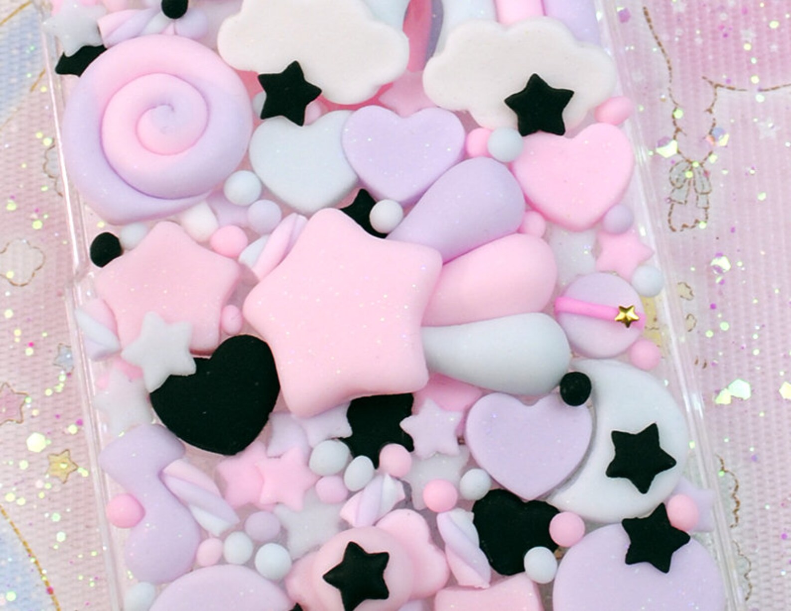Kawaii Decoden Phone Case Pastel Goth for Galaxy Iphone Lg - Etsy