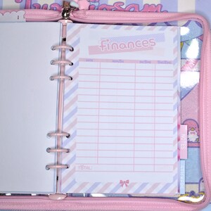 Kawaii Pastel Planner | Undated Weekly Planner | Cute Journal | A5 ...