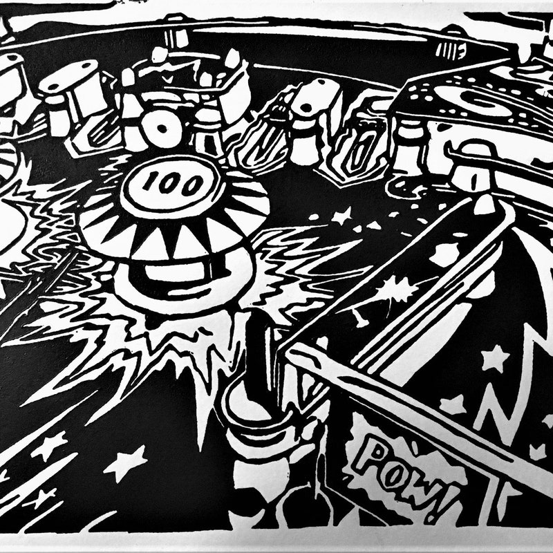 Pinball Art - Etsy