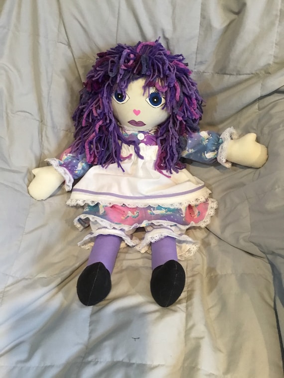 26 Inch Custom Long Haired Rag Doll | Etsy