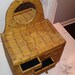 Vintage Folk Art Matchstick Jewelry Box - Etsy