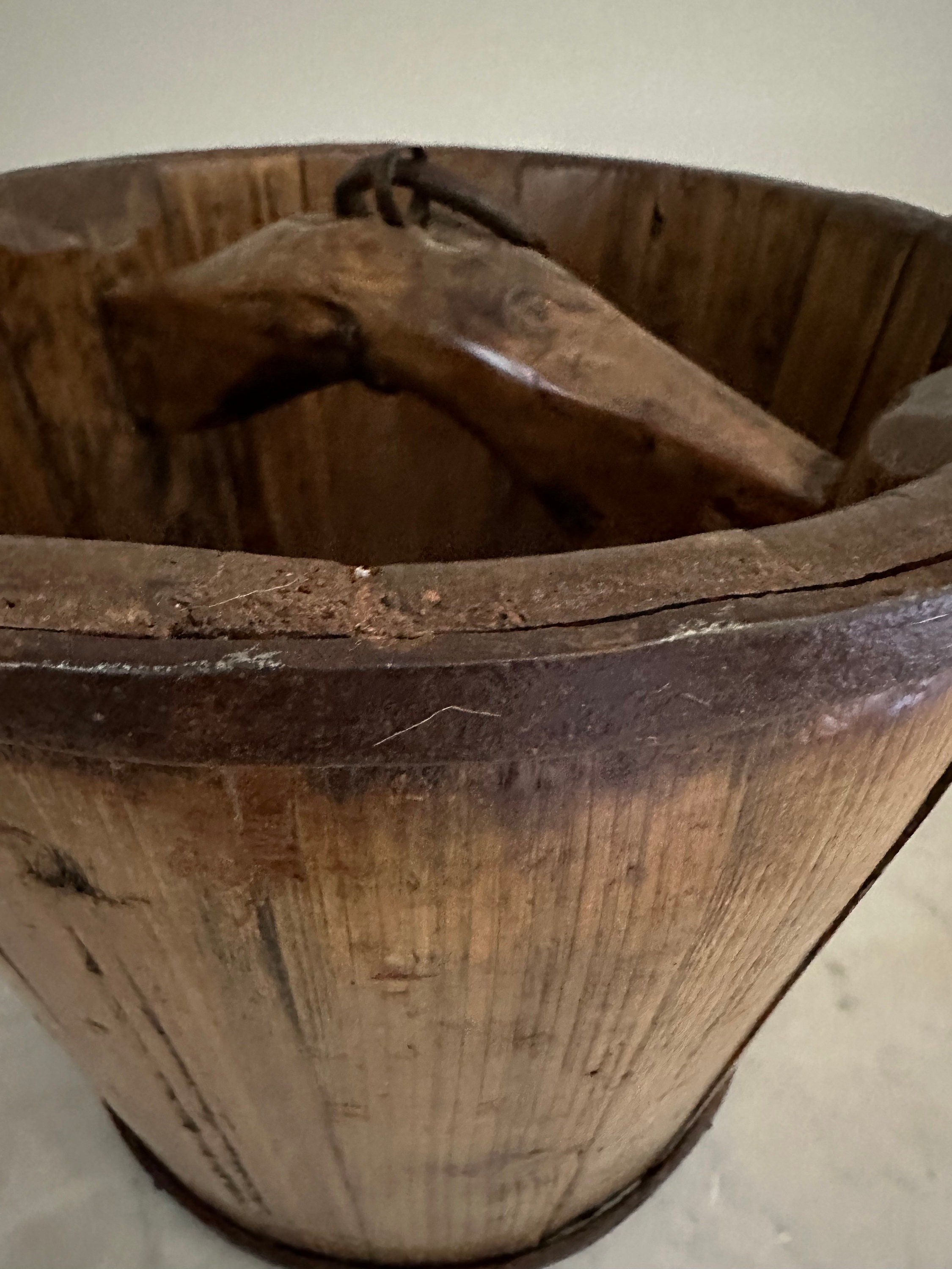Primitive Well Water Hanging Bucket - Etsy