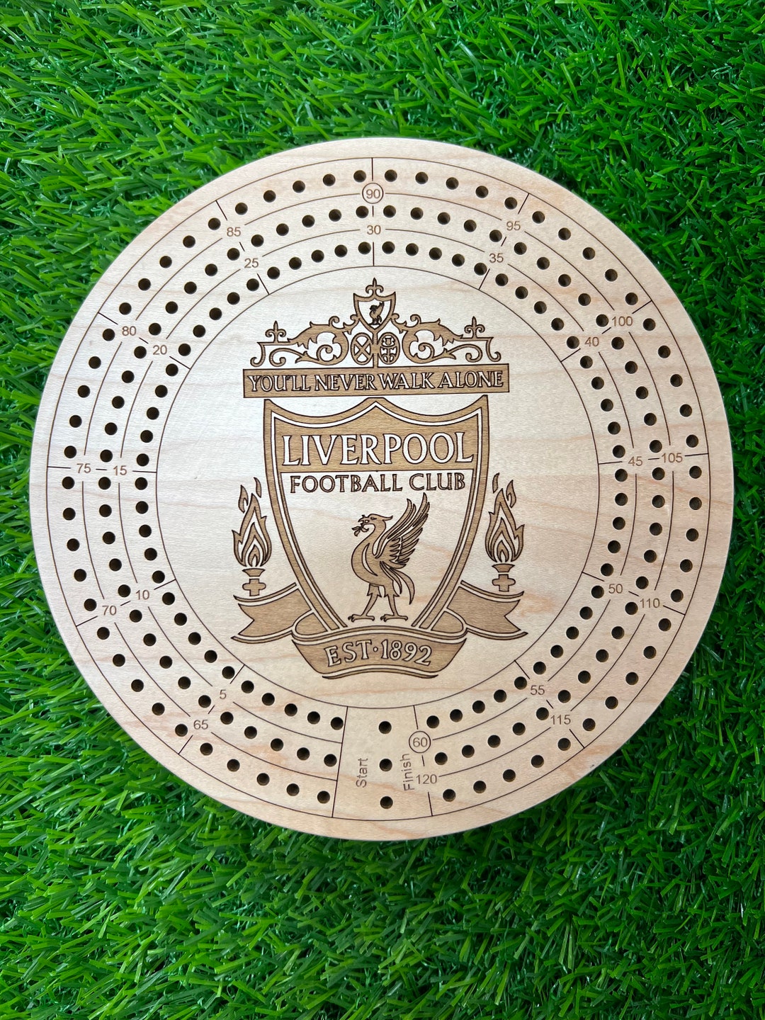 Liverpool Rugby Club Cribbage Board - Etsy