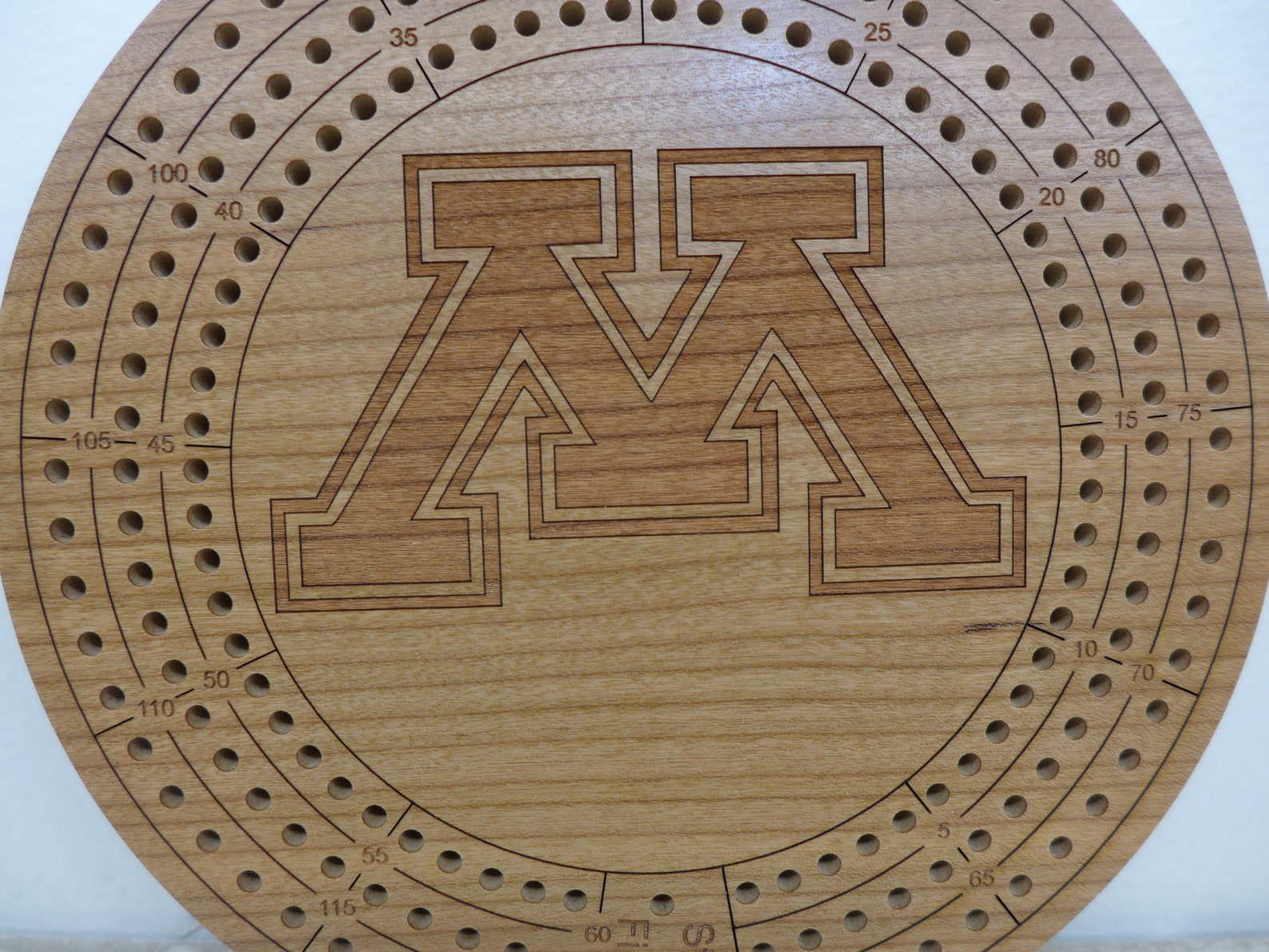 College Logo Cribbage Board Customization Available - Etsy