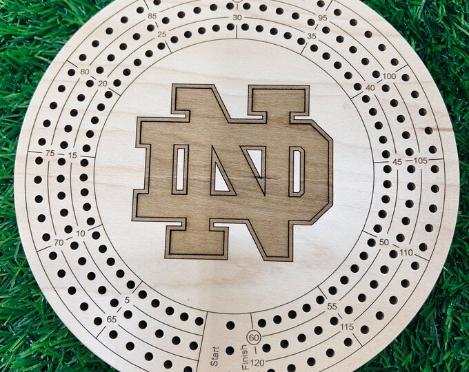 College Logo Cribbage Board Customization Available - Etsy