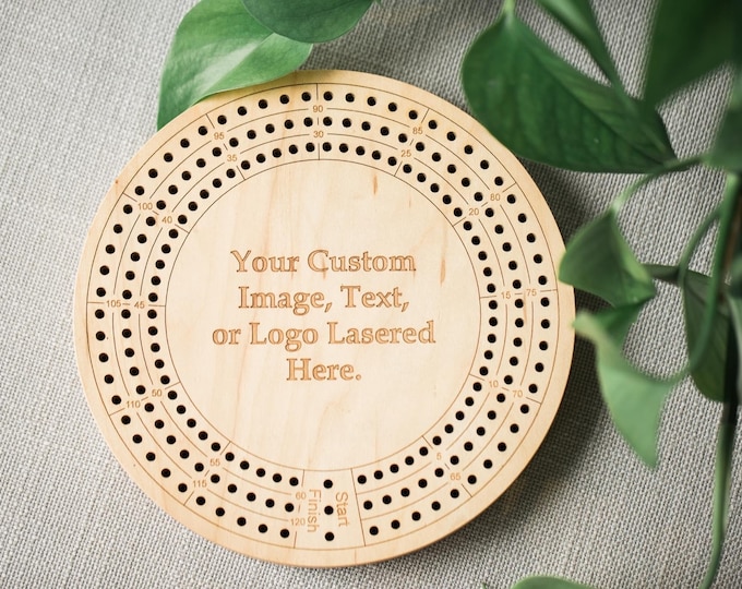 Custom Design Cribbage Board - You Personalize - Etsy
