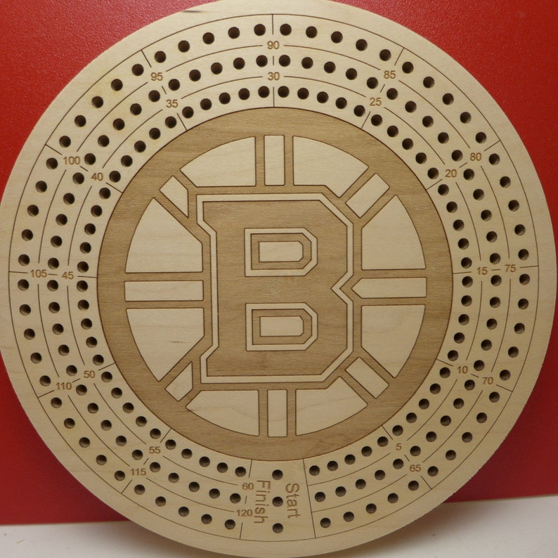 Boston Bruins Cribbage Board - Etsy