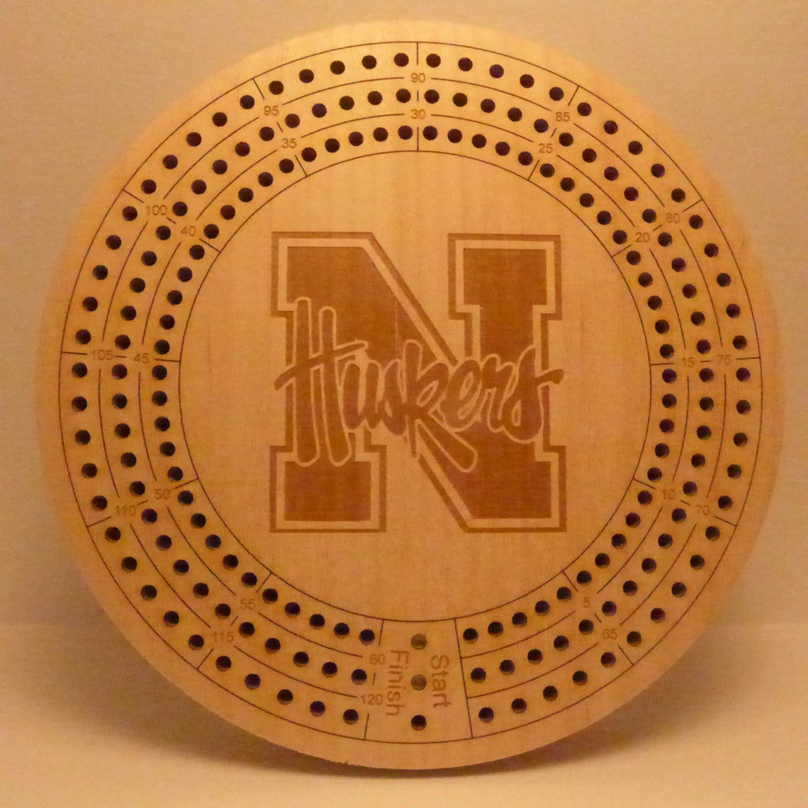 College Logo Cribbage Board Customization Available - Etsy