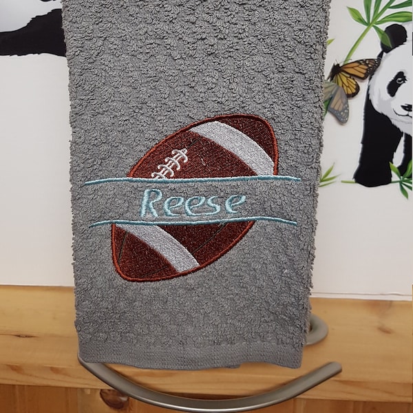 Embroidered Football - Etsy