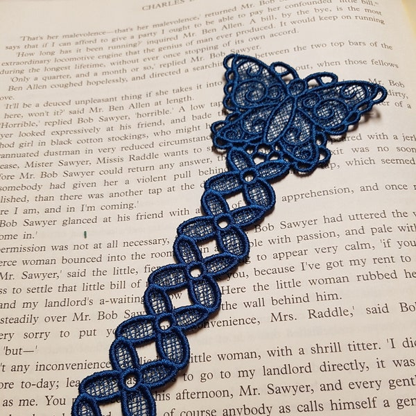 Lace Bookmark - Etsy