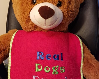 Dog Bib, Newfie Drool Bibs, Dog Slobber Bib, Big Dog Bibs, Dog Bibs for ...