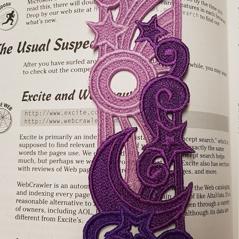 Embroidery Bookmark - Etsy