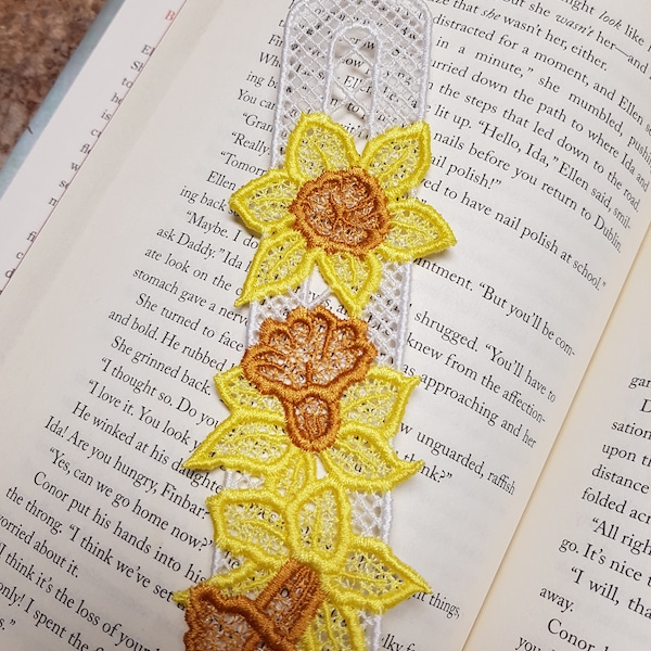 Embroidery Bookmark - Etsy