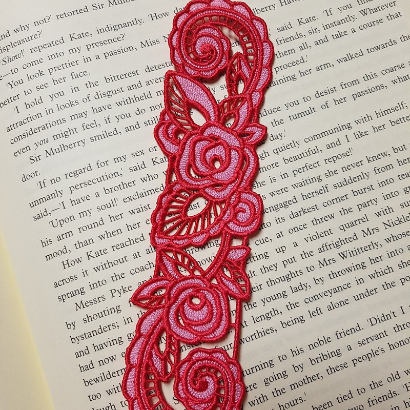 Embroidery Bookmark - Etsy
