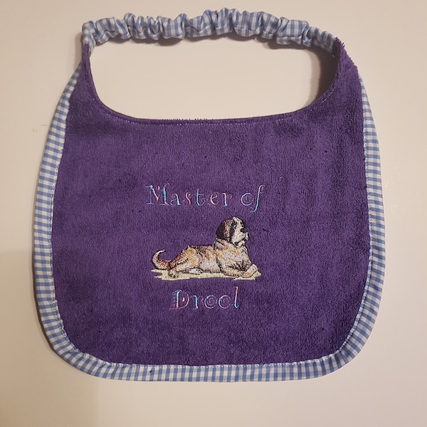 St Bernard Drool Bib - Etsy