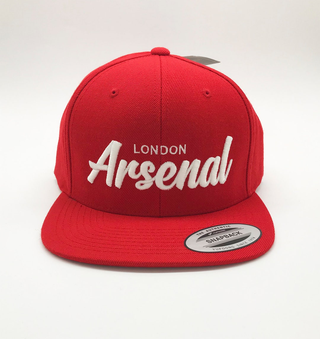 London Arsenal FC Embroidered Snapback Hat Premier League Soccer ...