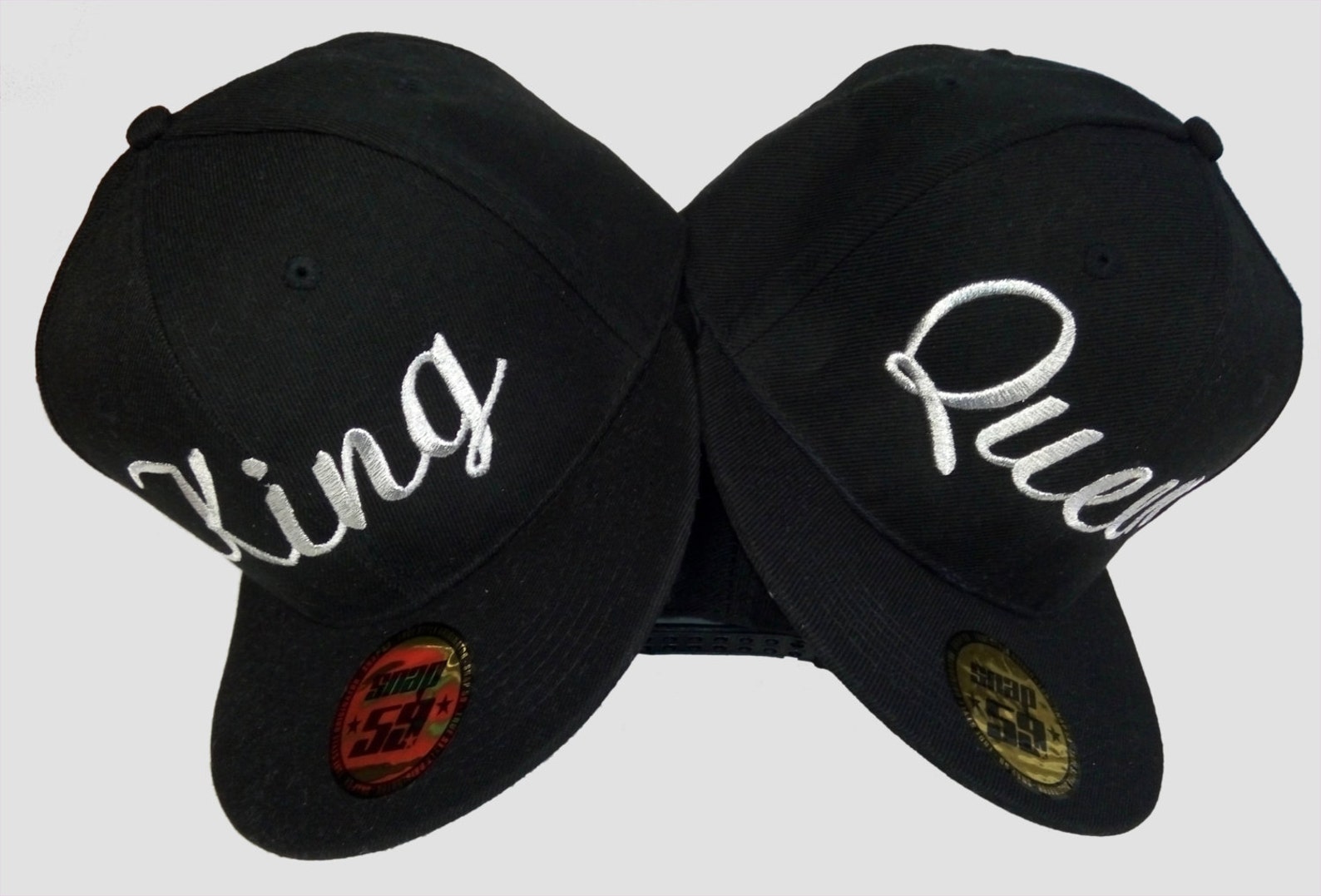 KING QUEEN Caps for Young Lovers Friends. High Quality - Etsy