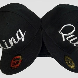 KING QUEEN Caps for Young Lovers Friends. High Quality - Etsy