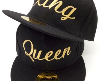 TWO Snapbacks for the Price OF ONE King & Queen Summer Caps | Etsy