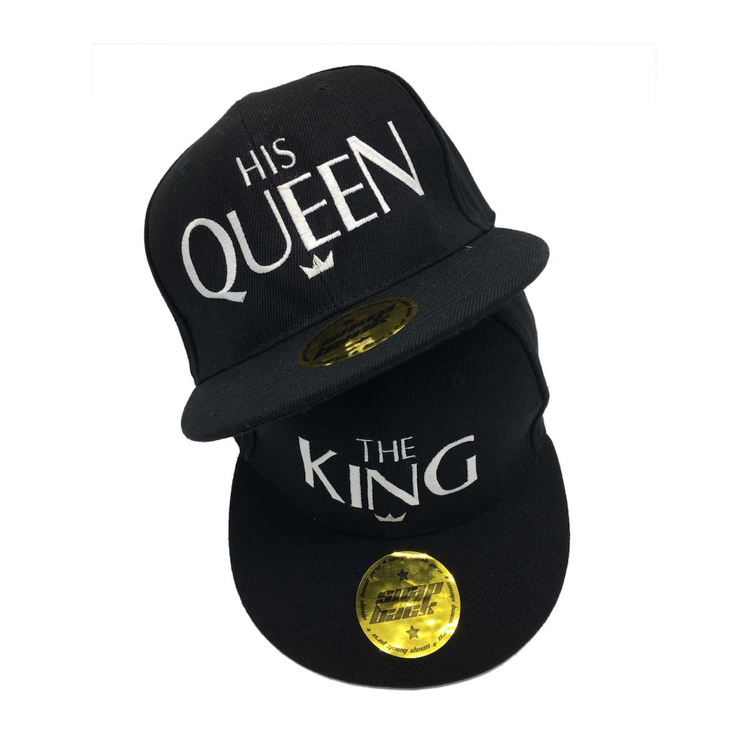 The King & His Queen Snapback Summer Caps Baseball, Hats for Couples ...